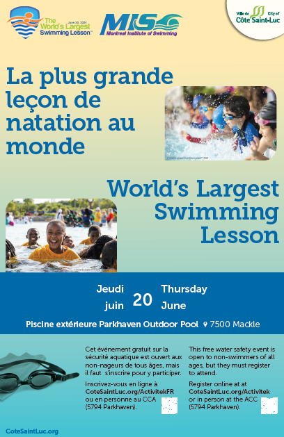 The World’s Largest Swim Lesson – Institut de Natation de Montréal Inc